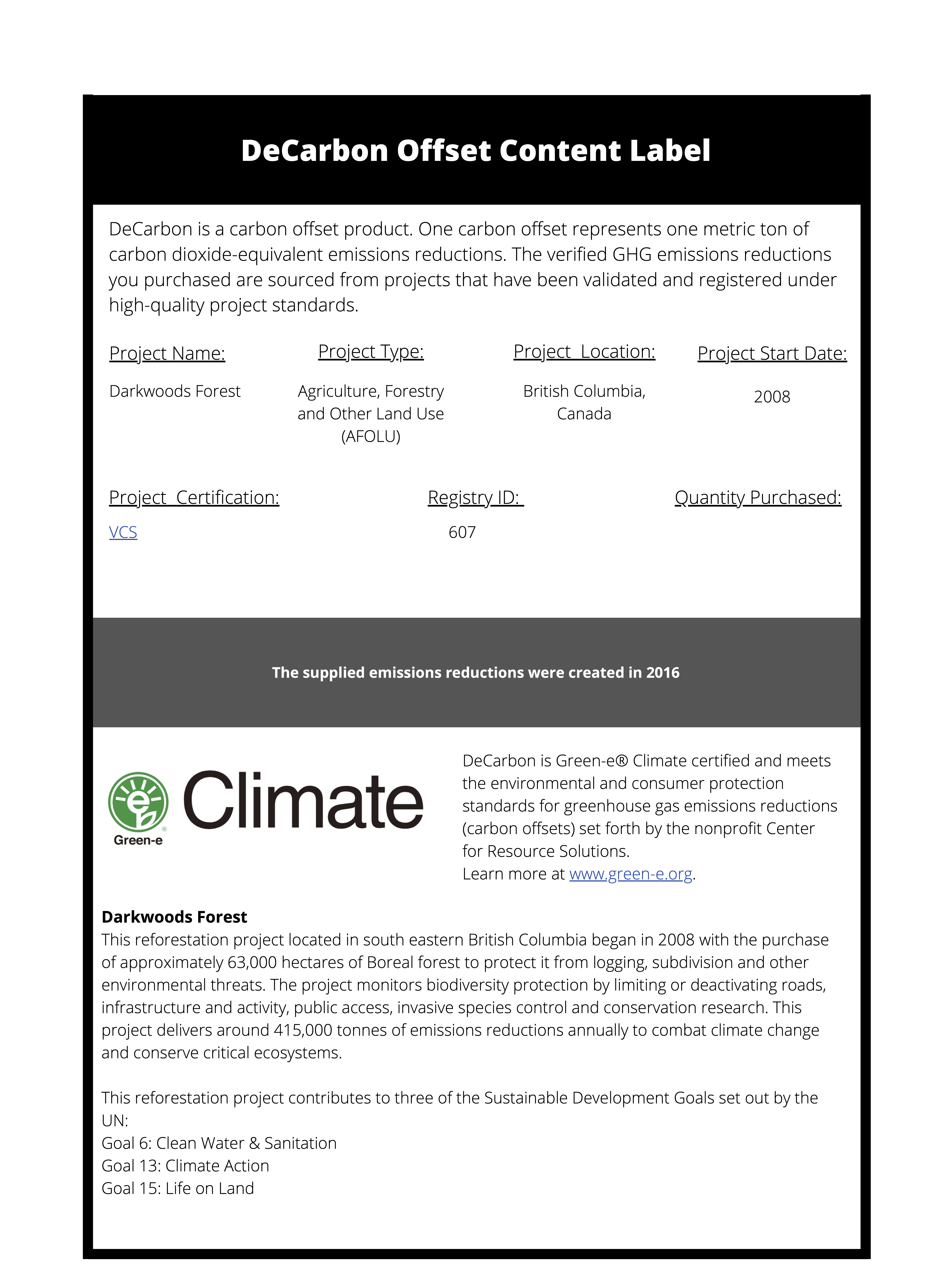 Find Green-e Certified Carbon Offsets | Green-e